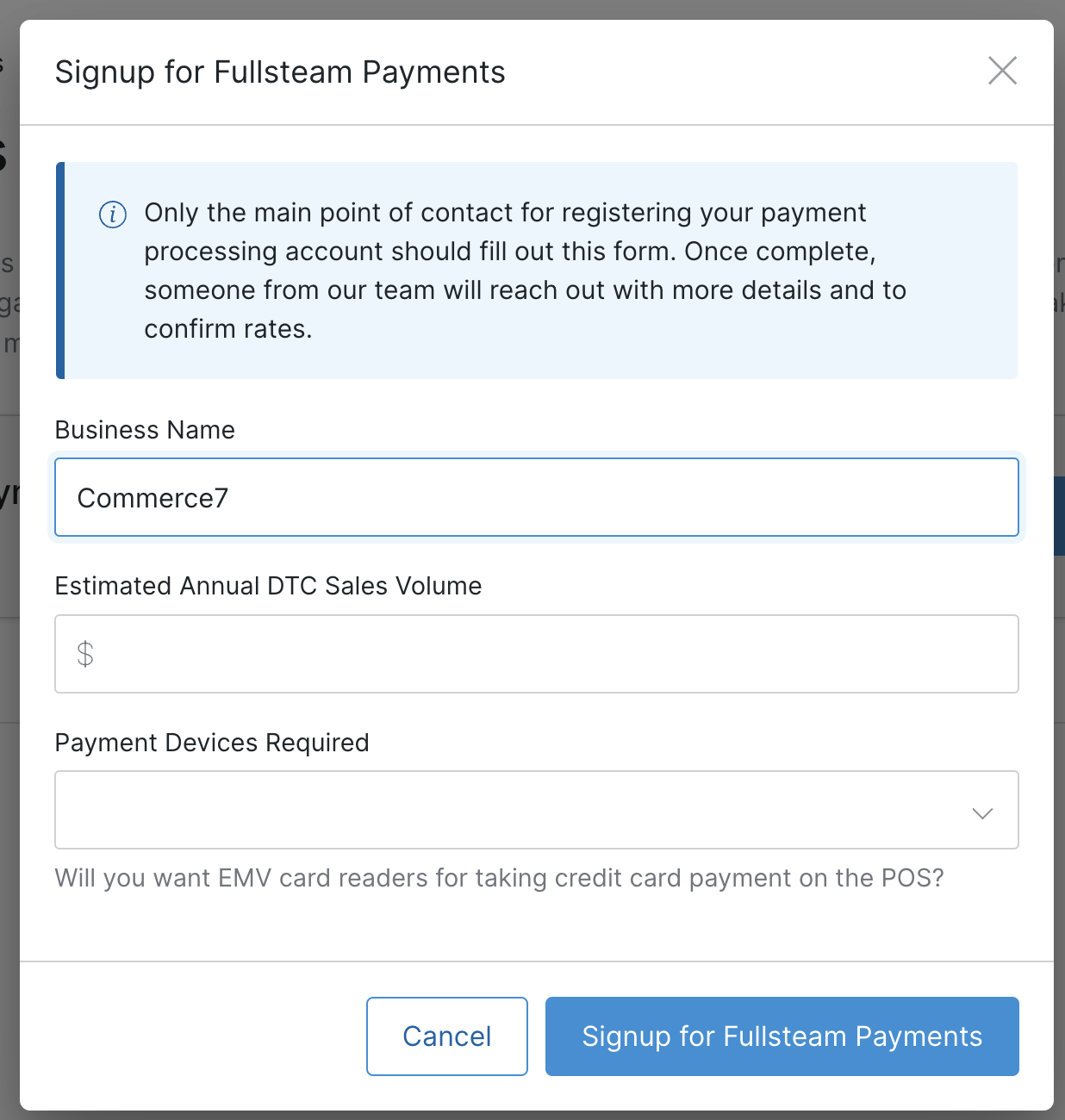 Setting up your Payment Gateway: USA & Canada (Fullsteam Payments)